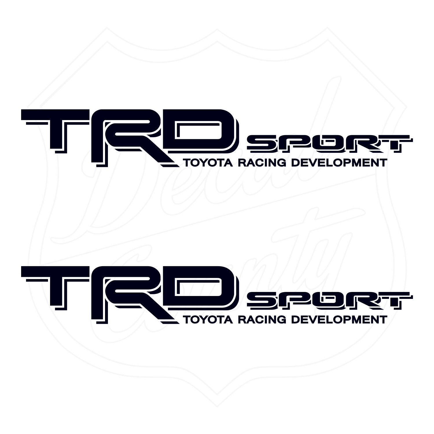 TRD Sport Toyota Racing Development Decals - Etsy