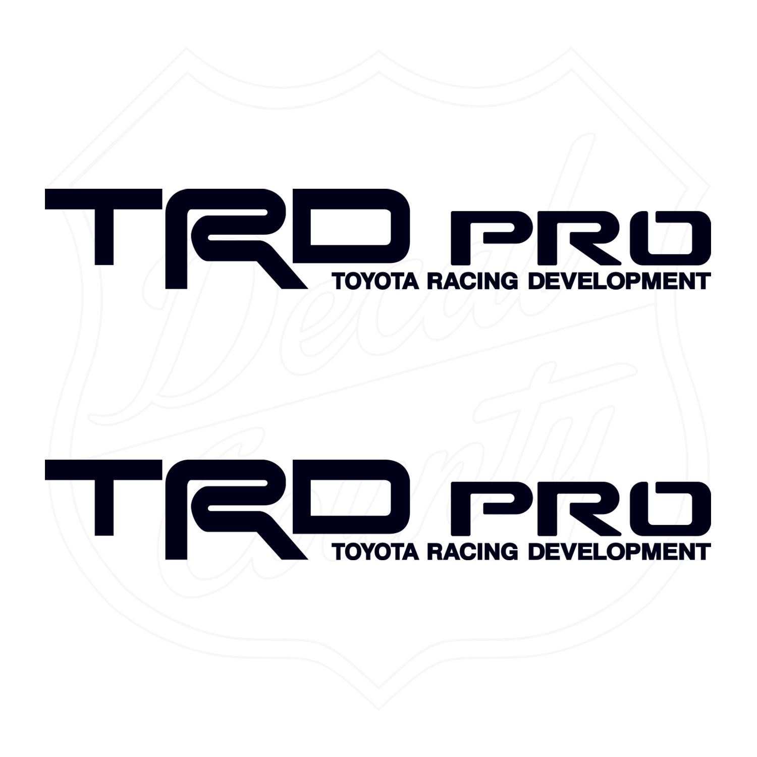 TRD PRO Toyota Racing Development Decals 18 X 2.7 - Etsy