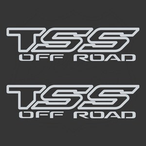 Toyota TSS off Road Outline Custom Decals - Etsy