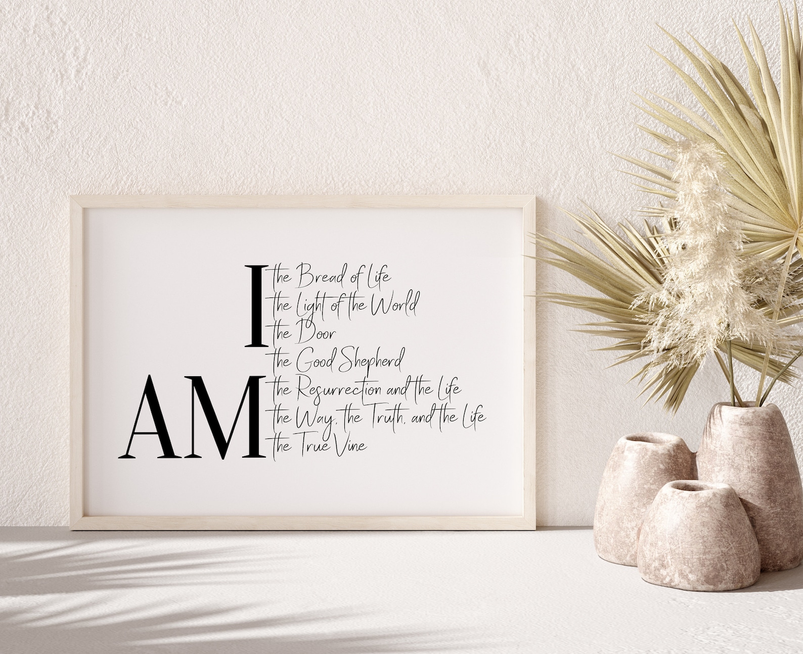 Jesus I Am Printable Bible Verse Christian Decor Scripture - Etsy