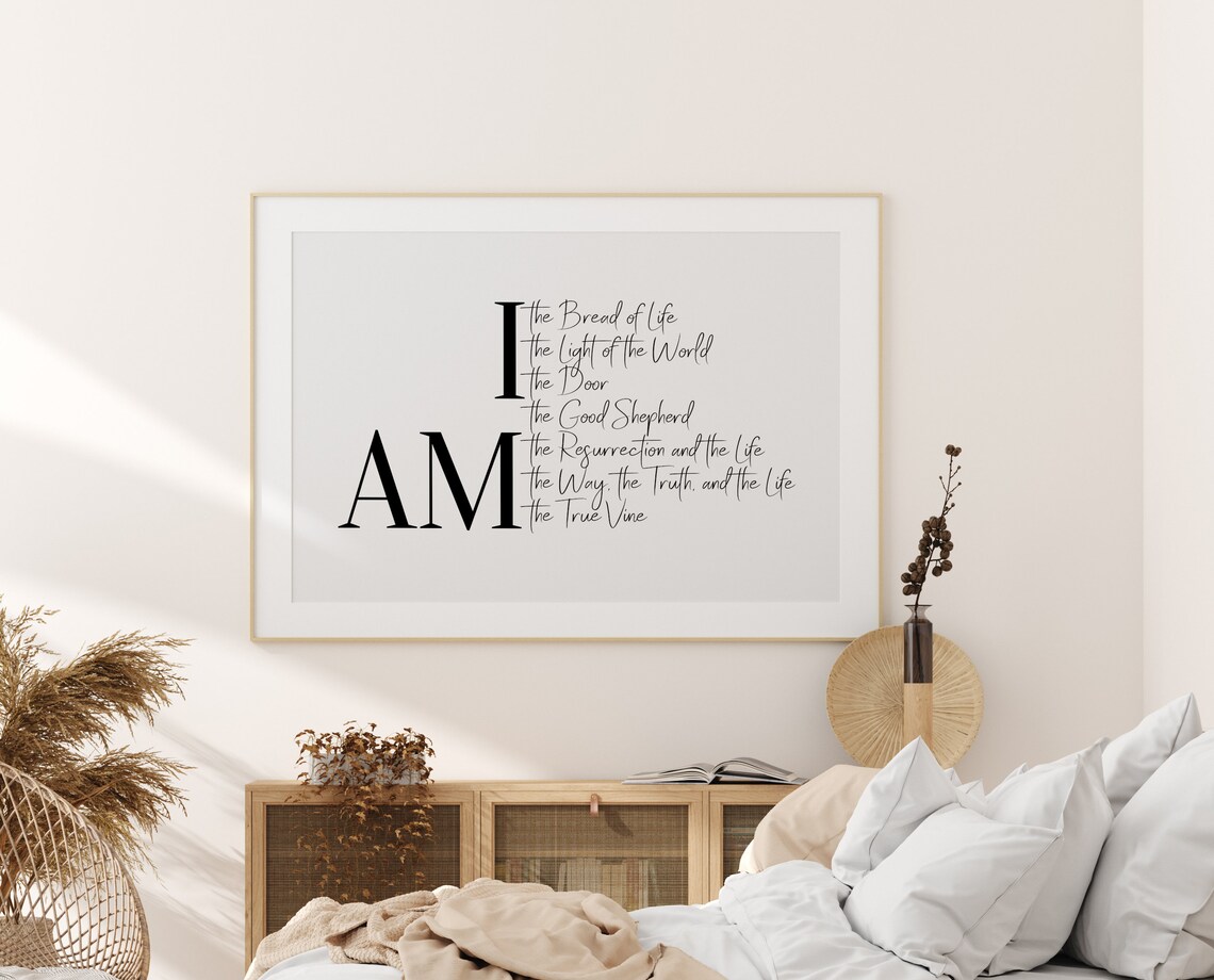 Jesus I Am Printable Bible Verse Christian Decor Scripture - Etsy