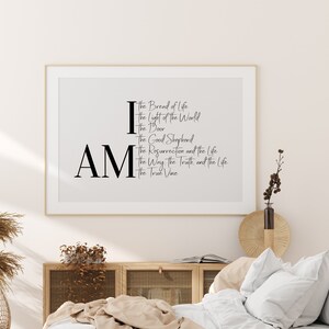 Jesus I Am, Printable Bible Verse, Christian Decor, Scripture Prints ...