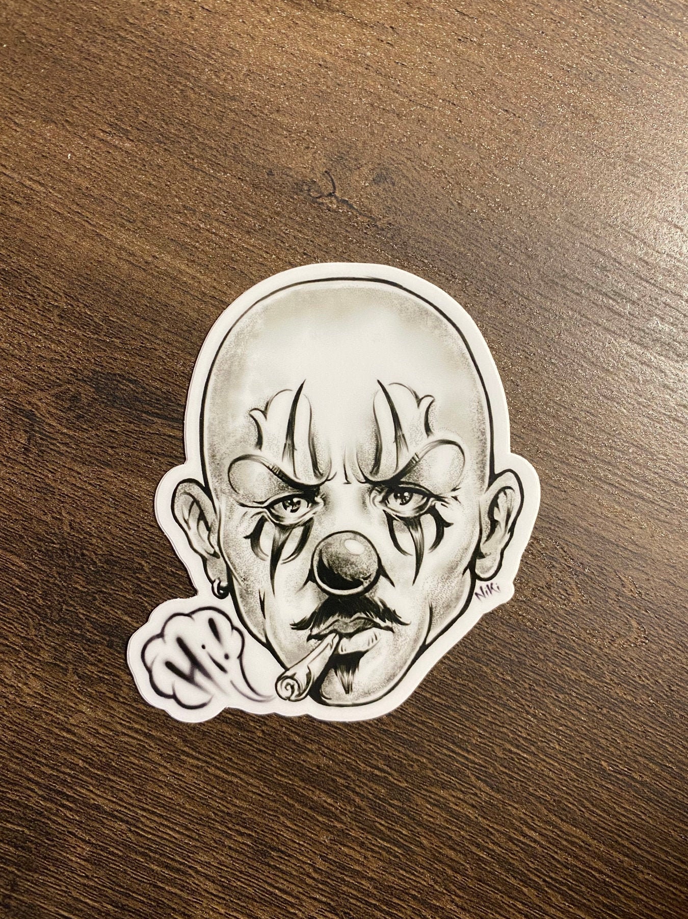 Brown Pride Clown Art