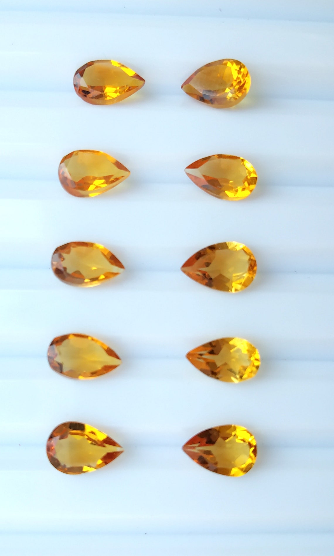 Size 6x4mm 3.50cts. Natural Citrine Pear Cut Stone Good Polish - Etsy UK