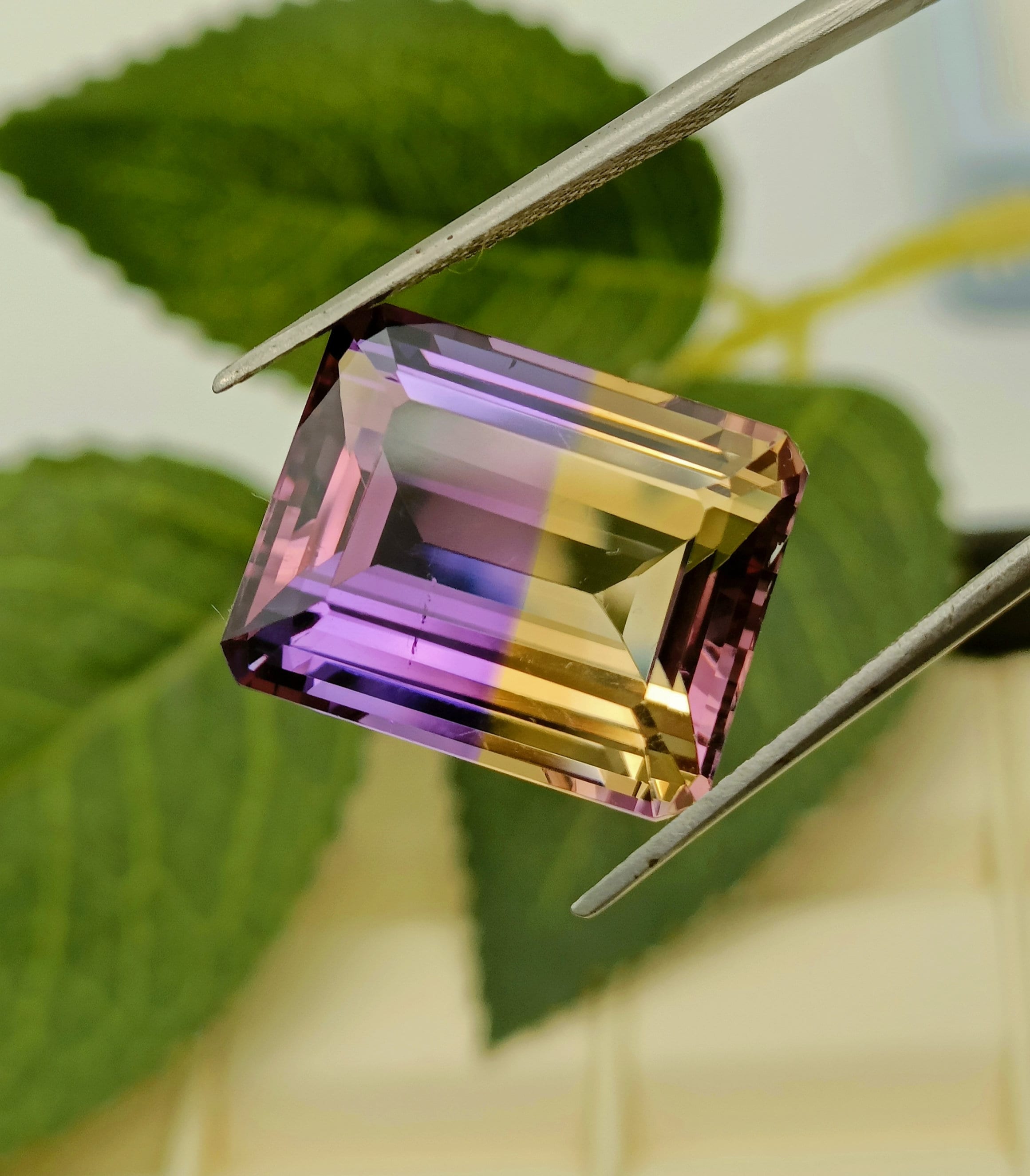 Superb & Fantastic Quality Natural Bio Color Ametrine Faceted Stone ...
