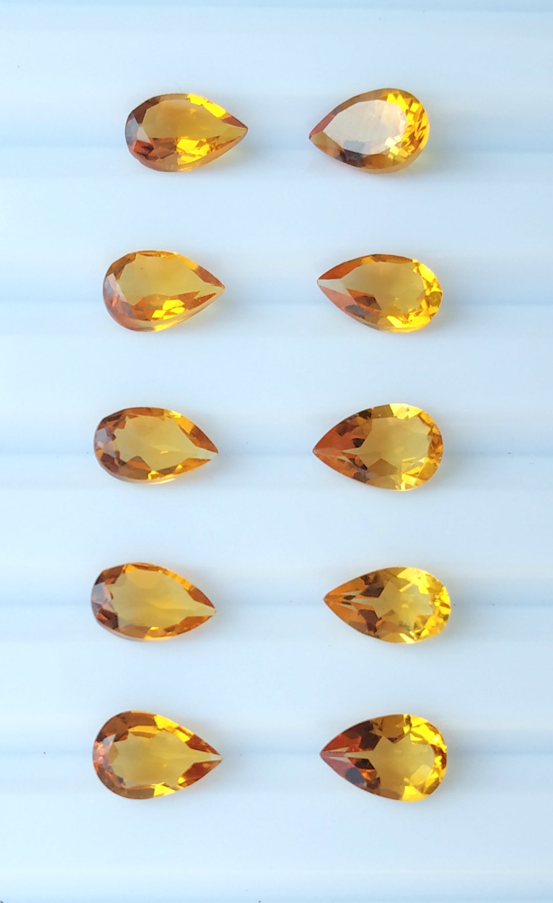 Size 6x4mm 3.50cts. Natural Citrine Pear Cut Stone Good Polish - Etsy UK
