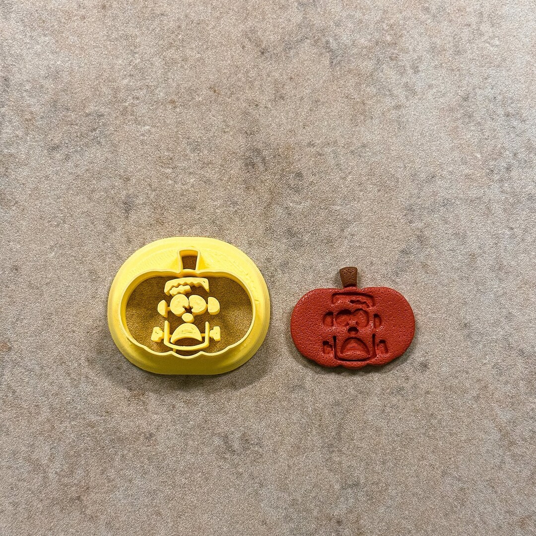 Frankenstein Jack-o-lantern Clay Cutter, Fall Clay Cutters, Halloween ...