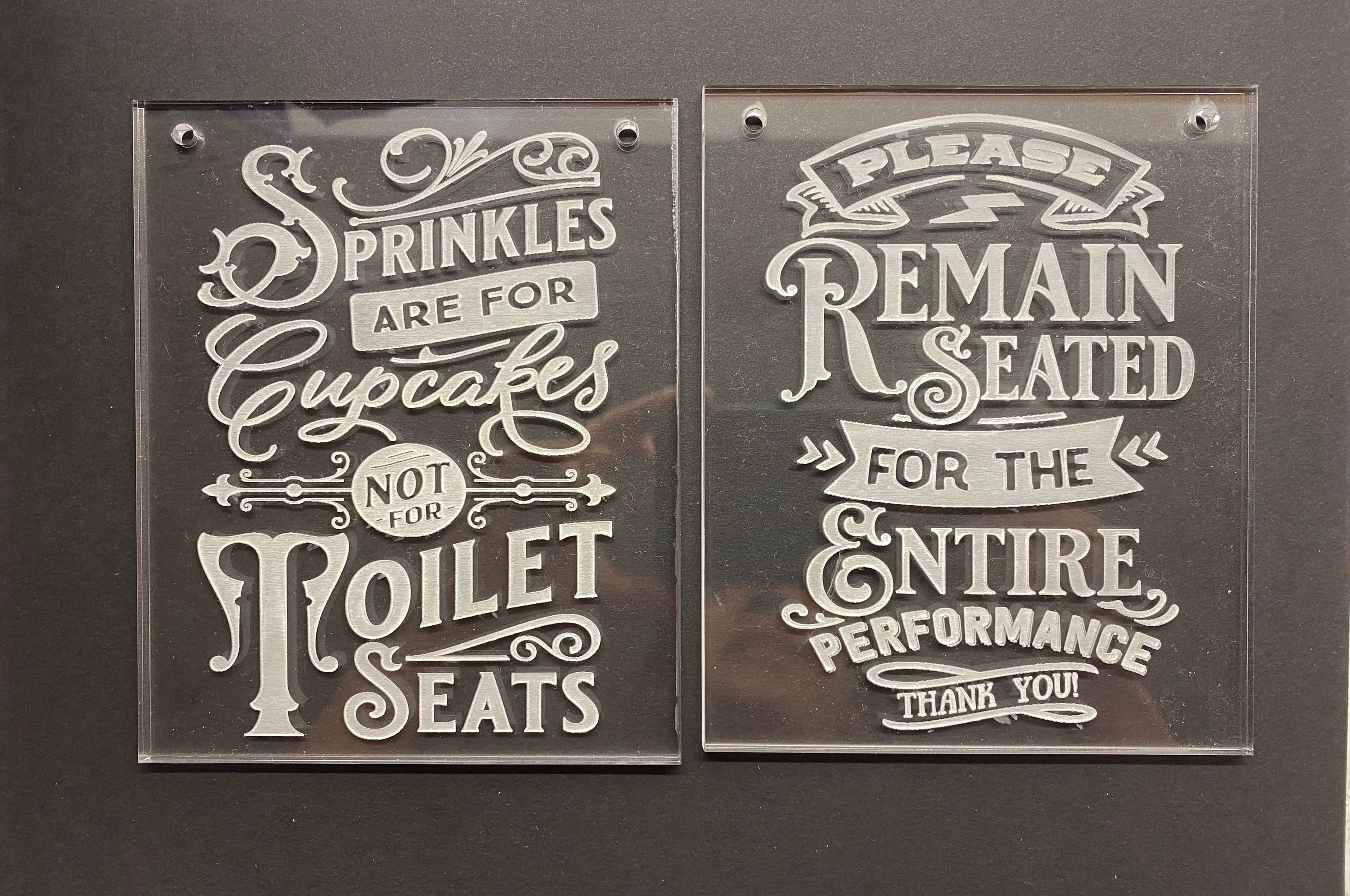 Funny Bathroom Sign Focus Aim Fire. Silicone Mould | Etsy