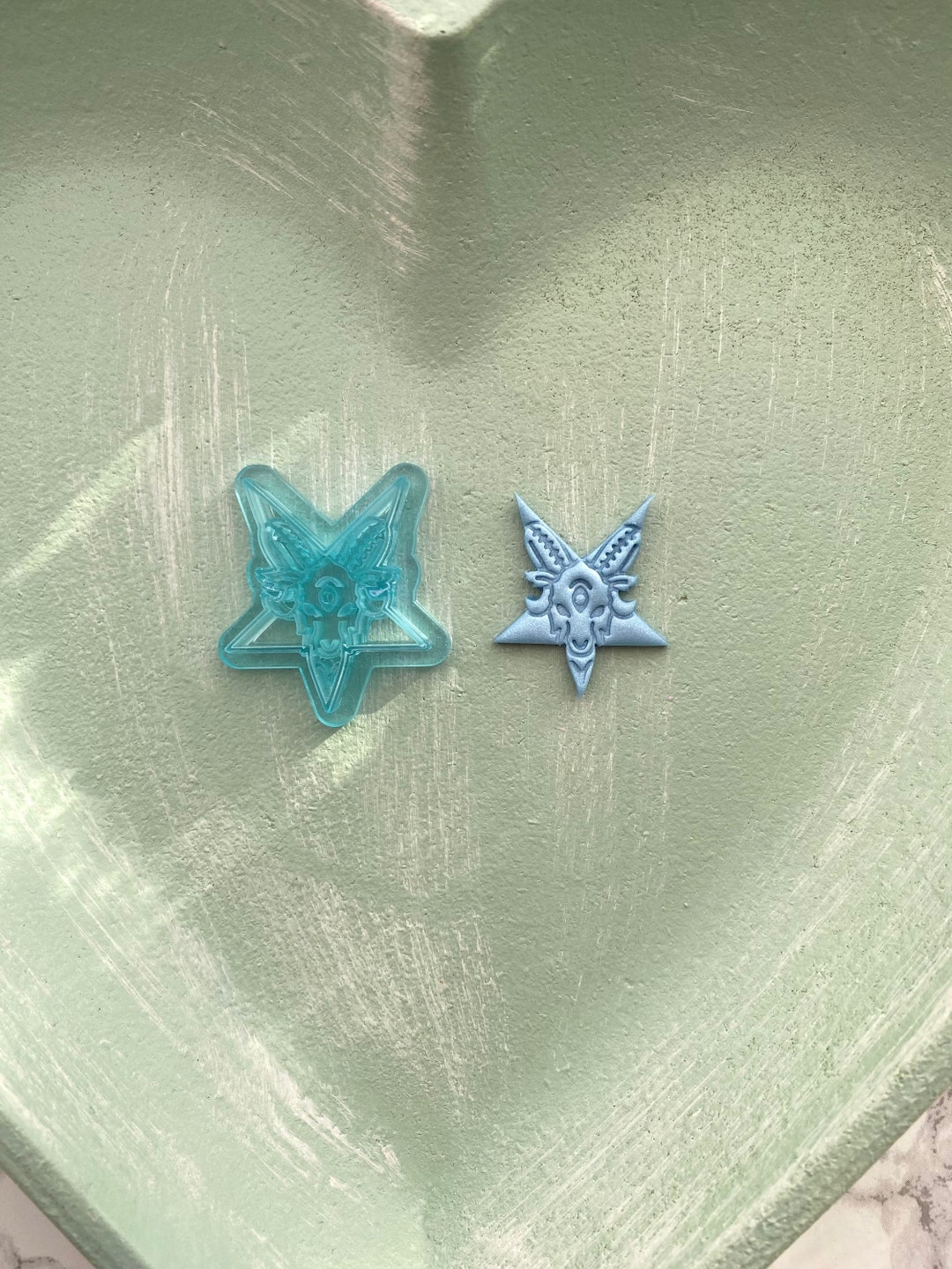 Baphomet Clay Cutter / Polymer Clay Cutter / Polymer Clay Tools ...