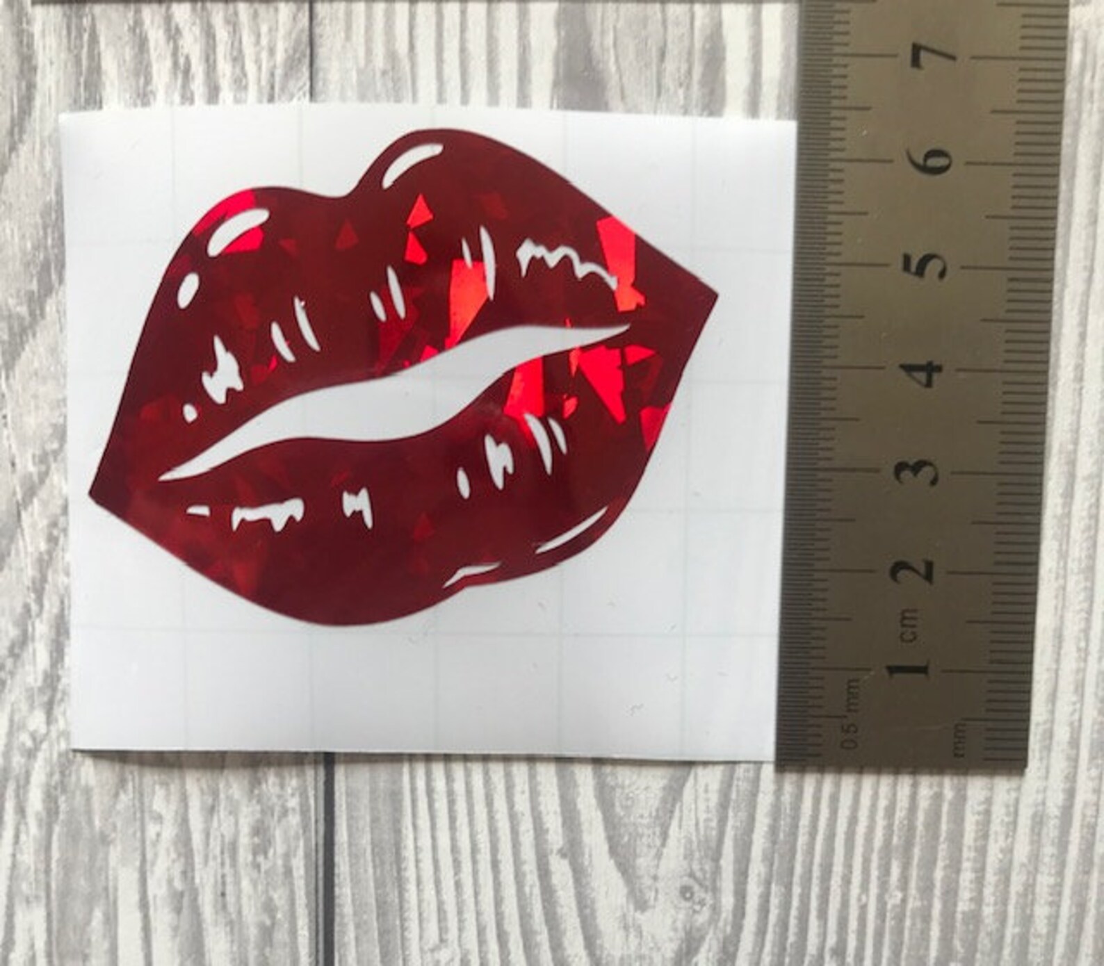 Lips Vinyls set of 2 - Etsy