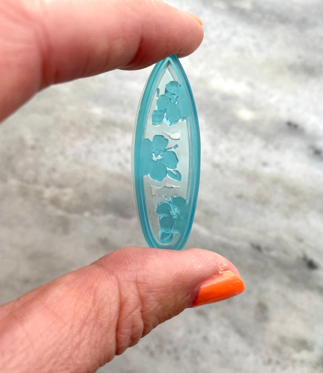 Hibiscus Surfboard Clay Cutter / Polymer Clay Cutter / Polymer Clay ...