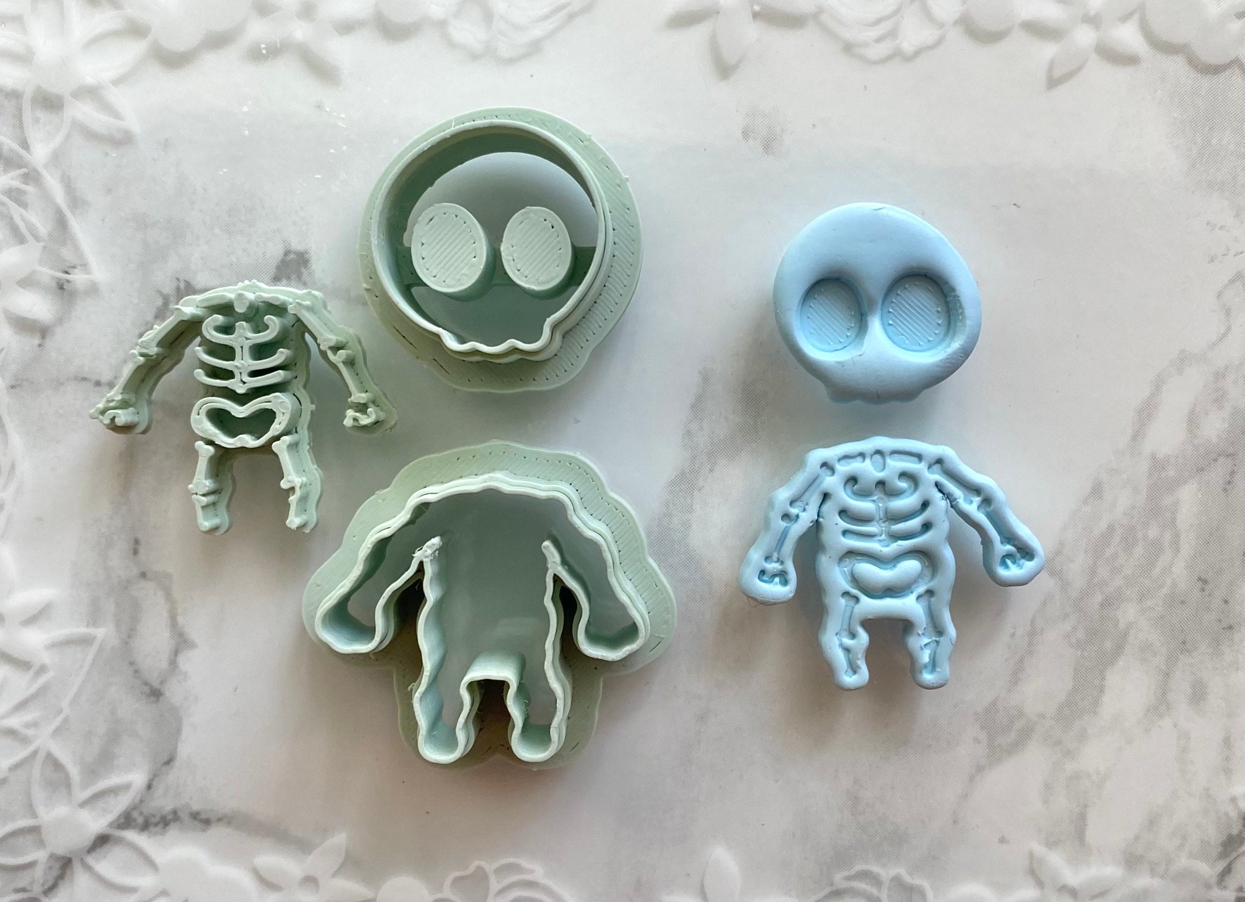 Skeleton Clay Cutter / Polymer Clay Cutter / Polymer Clay - Etsy