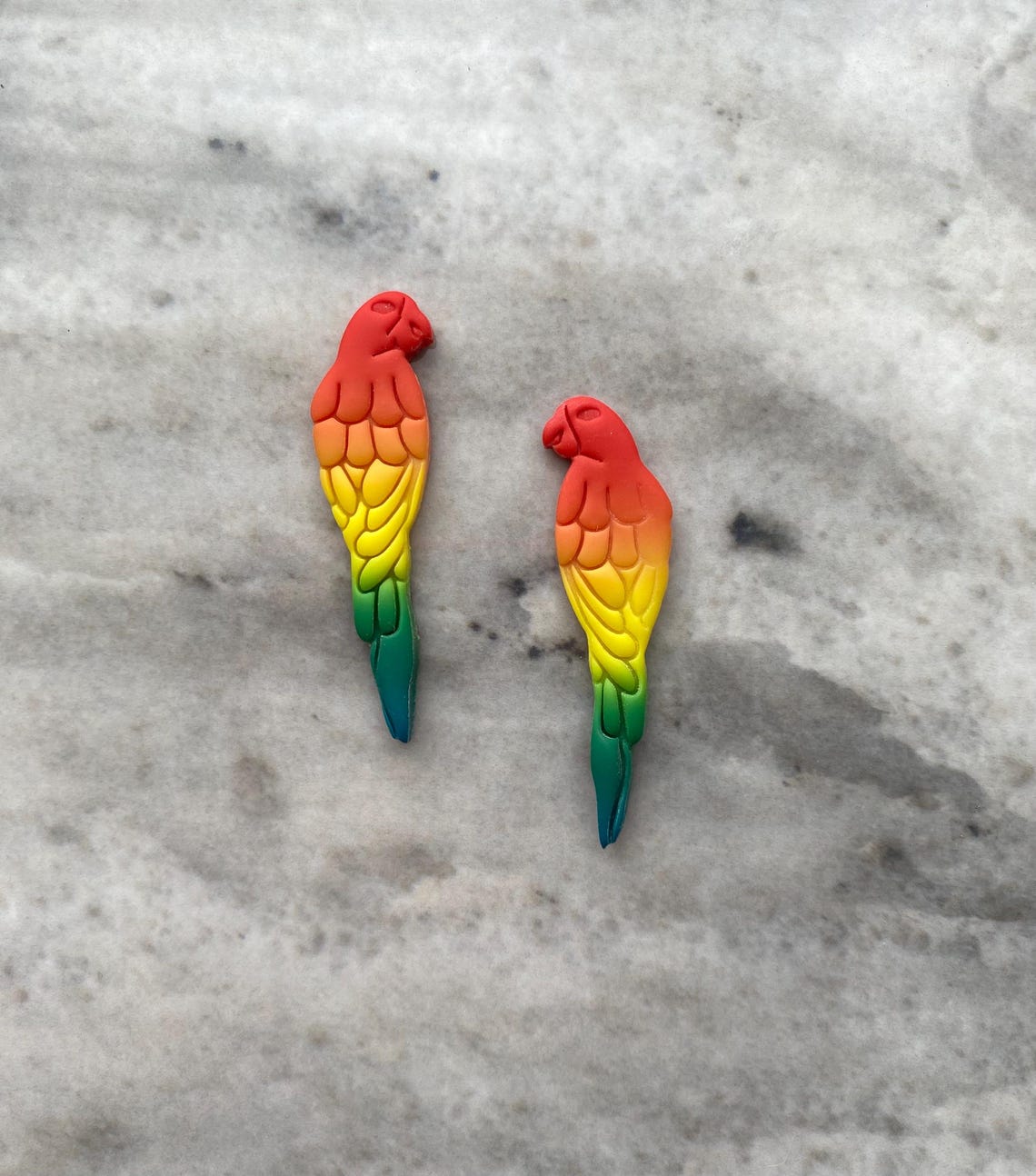 Parrot Clay Cutter / Mirrored Pair / Polymer Clay Cutter / Polymer Clay ...