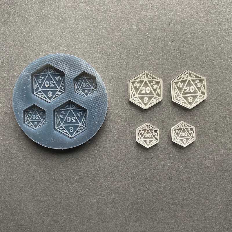 D20 Mold - Etsy