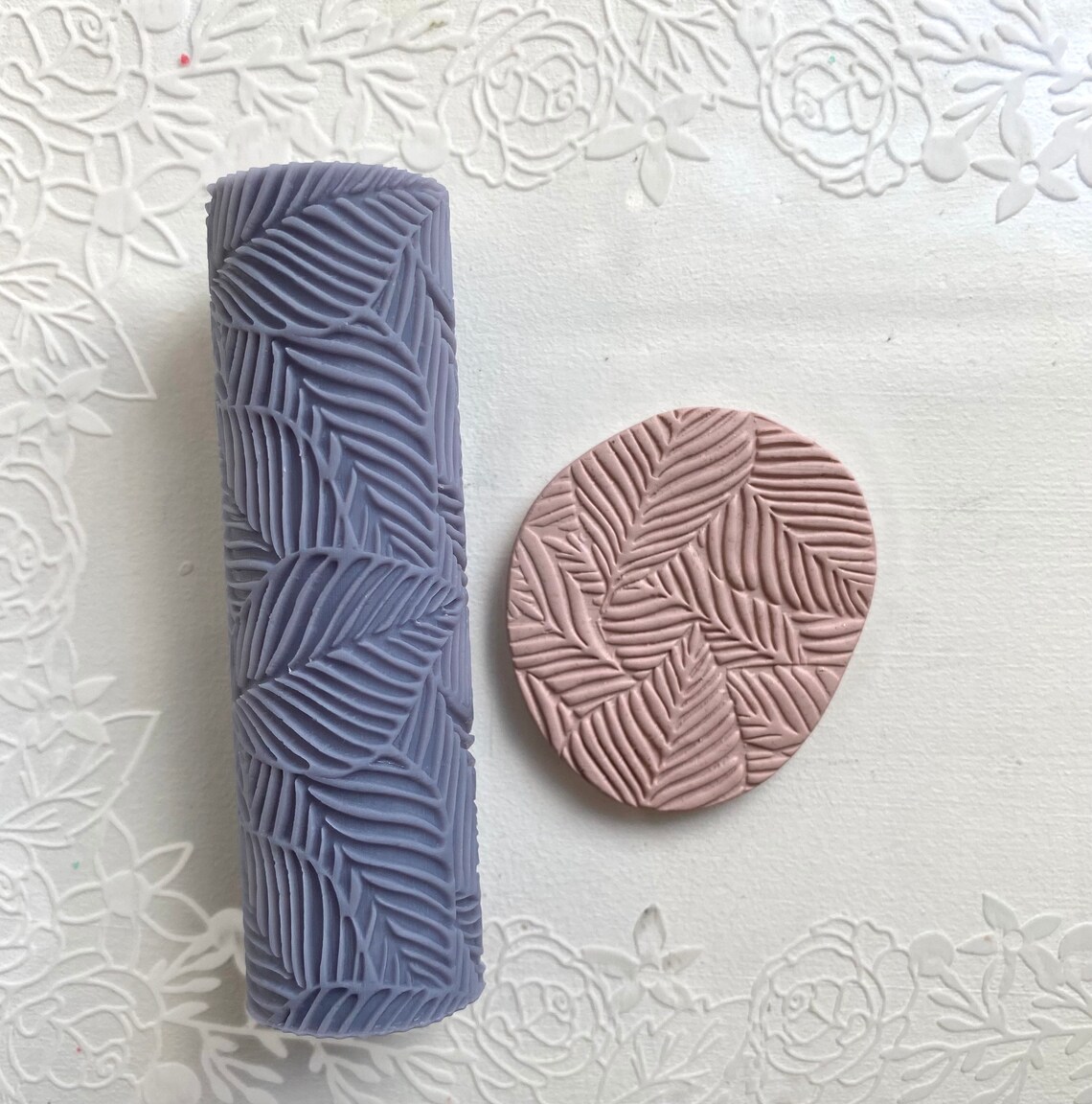 Leaves Texture Roller / Polymer Clay Roller / Polymer Clay | Etsy