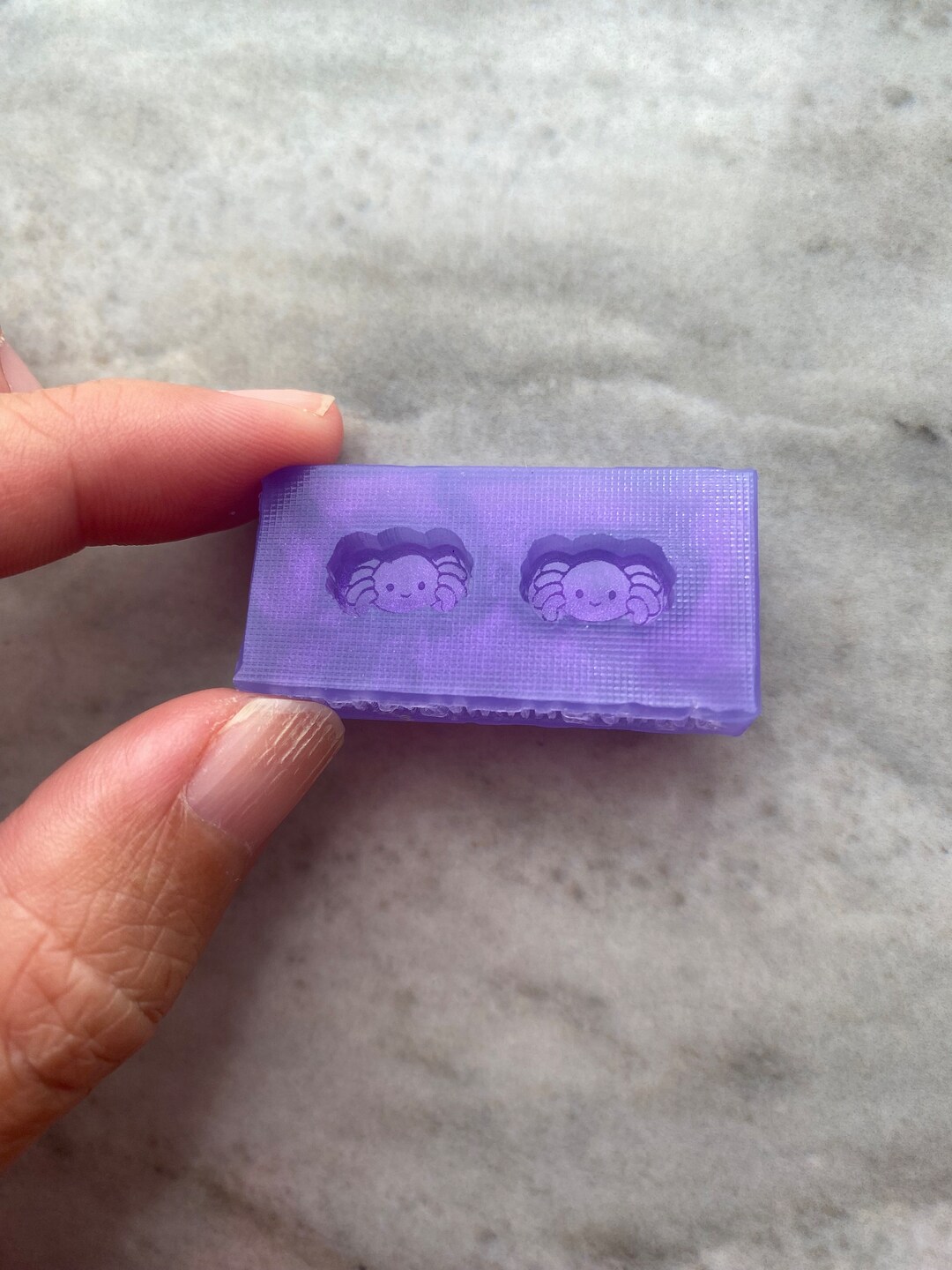 Cute Spider Stud Earring, Silicone Mould, Jewellery Mould, Earring ...