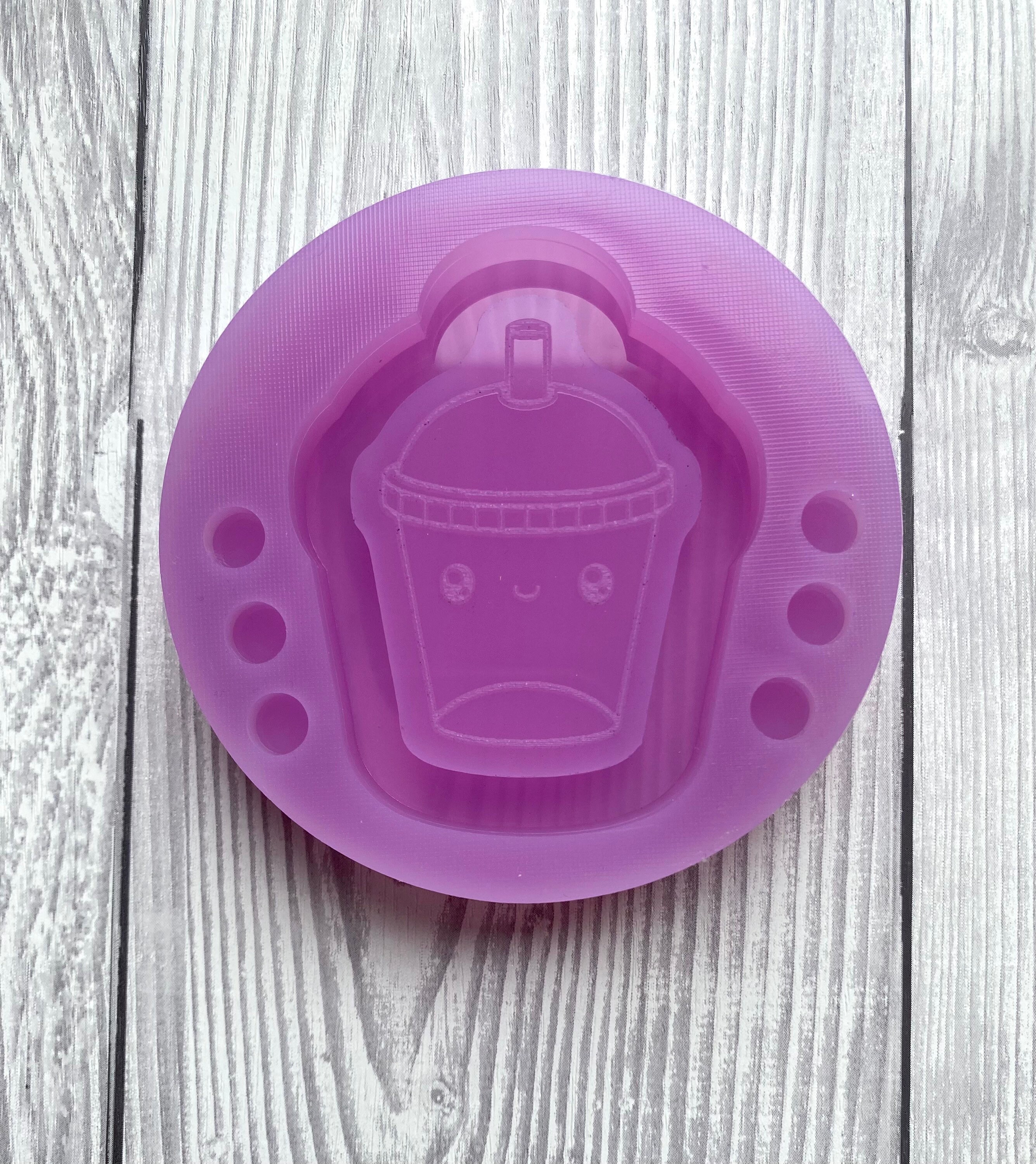 Kawaii Boba Cup With Bits Shaker Silicone Mould - Etsy