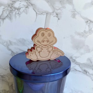 Cute Crocodile Straw Topper Silicone Mould - Etsy Australia