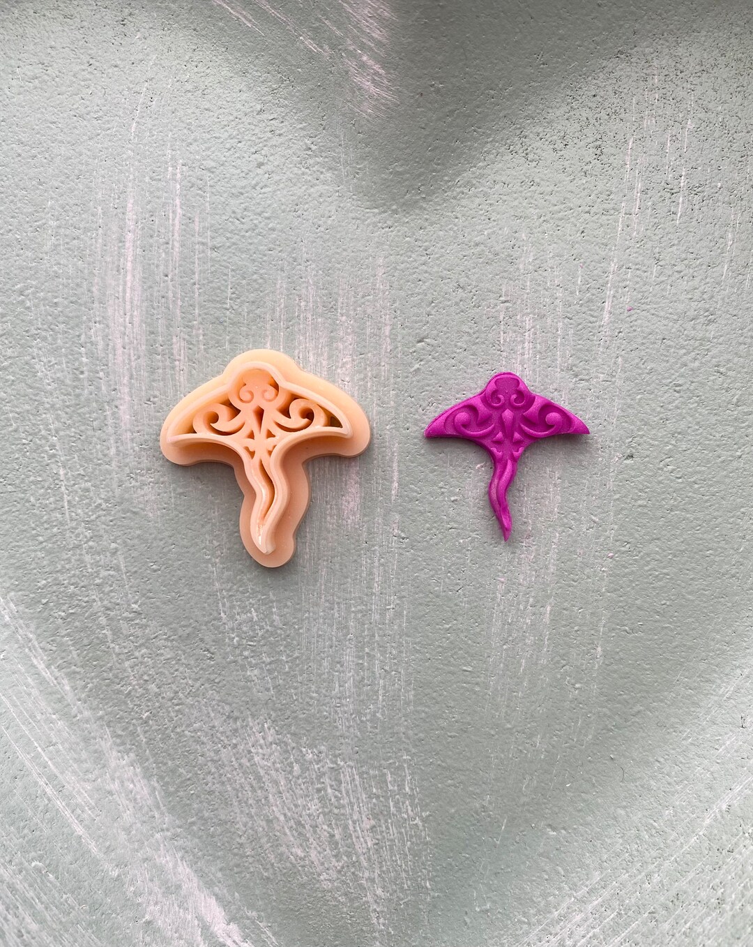 Mandala Manta Ray Clay Cutter / Polymer Clay Cutter / Polymer Clay ...