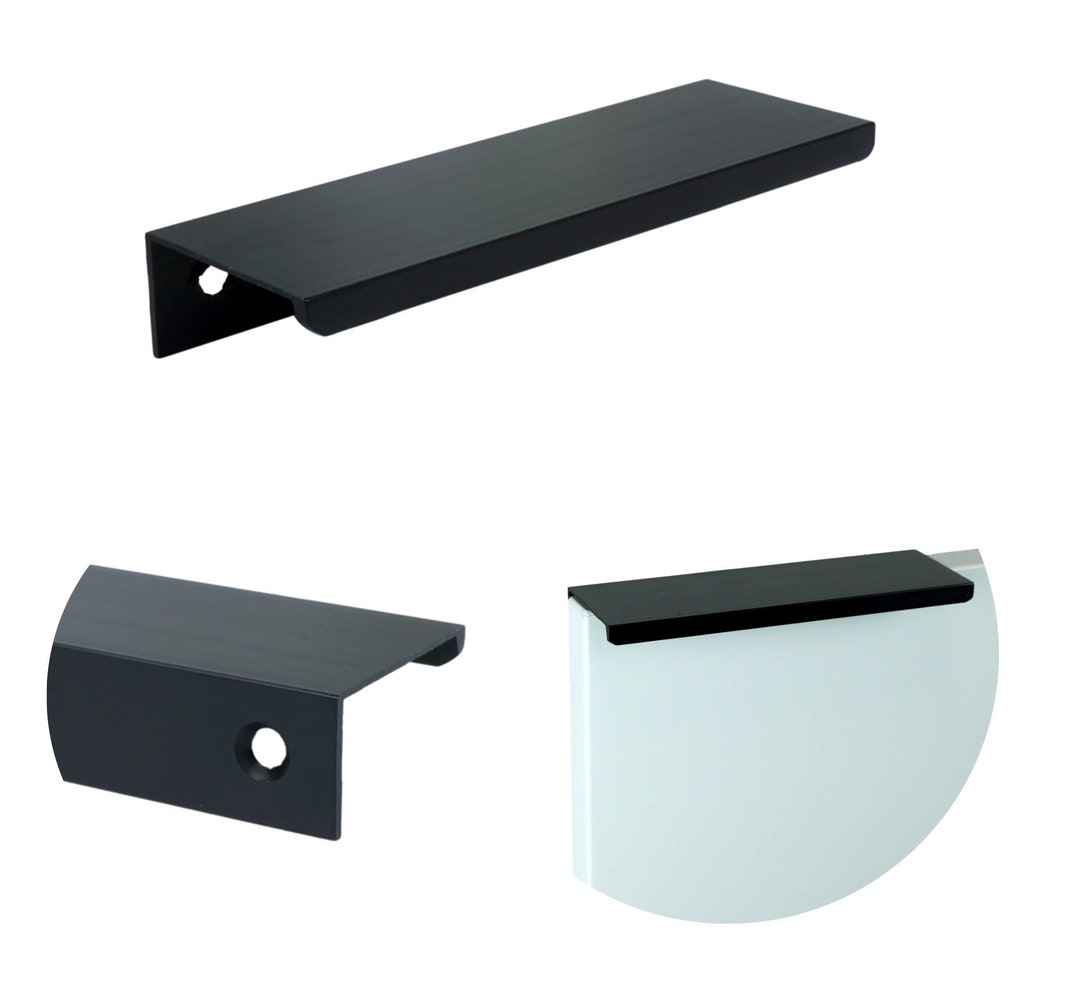 Moderne Verborgen Handvatten Zwart Lade Dressoir Kast Trekt Zwarte ...