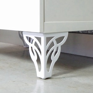 Triangular Metal Legs Model FLOWER in Different Colors, Metal Legs for ...
