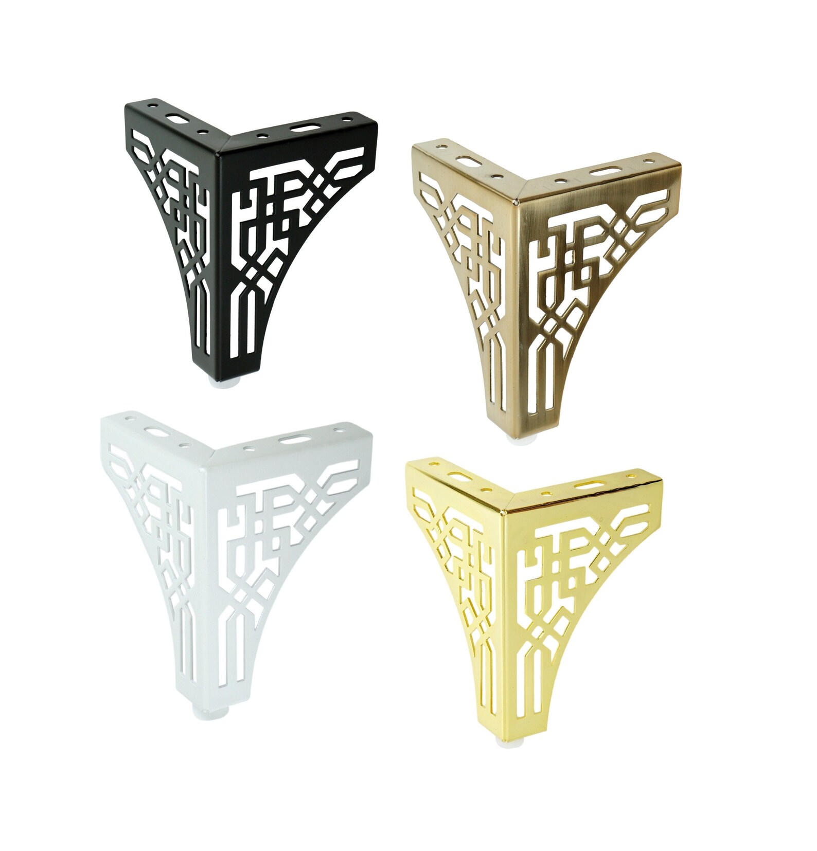 Triangular Metal Legs Model STRIPES in Different Colors, Metal Legs for ...