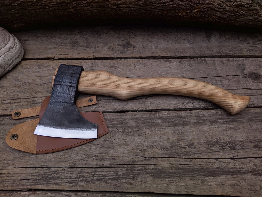 Forged Ax. Hand Forged Carving Axe. Woodcarving Adze Hand Forged From ...