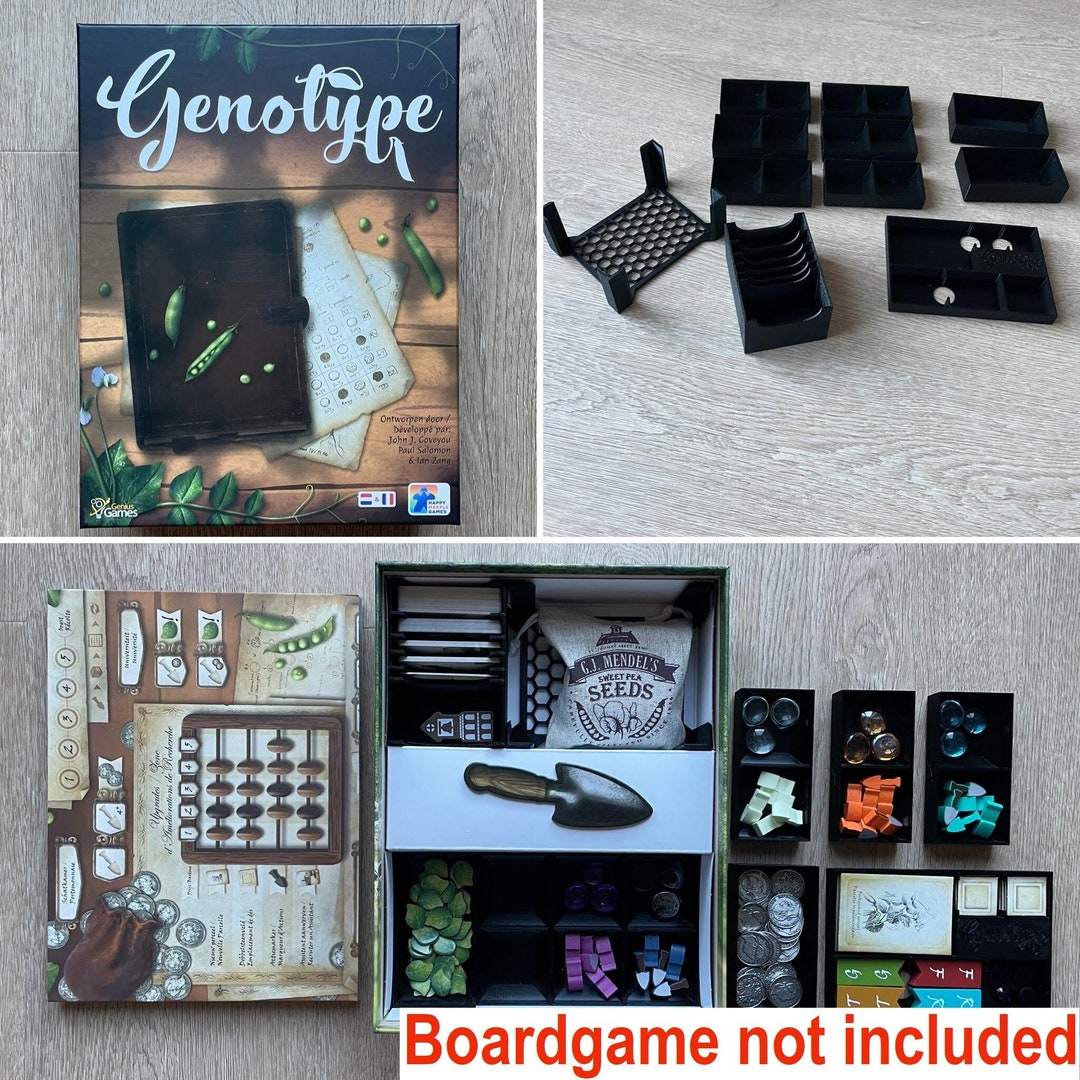 Genotype: A Mendelian Genetics Game Boardgame Organizer - Etsy