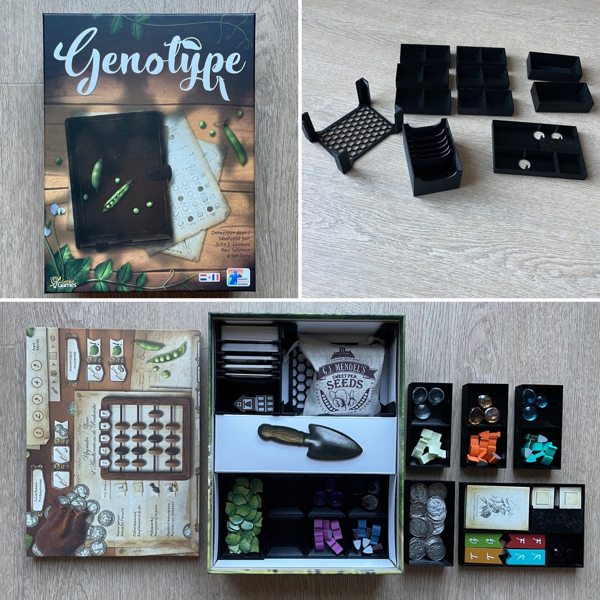 Genotype: A Mendelian Genetics Game Boardgame Organizer - Etsy