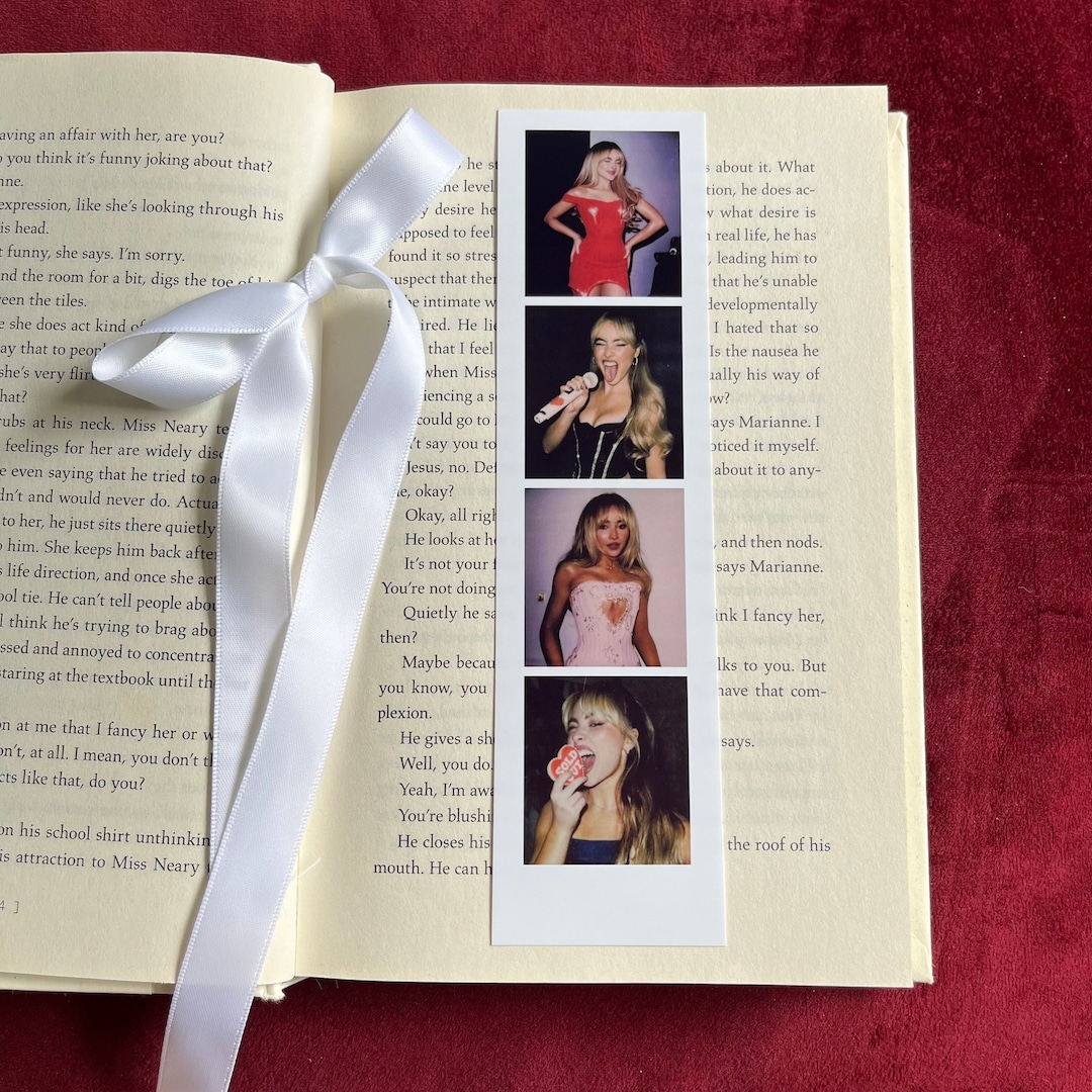 Sabrina Carpenter Tour Photo Strip Bookmark on Premium Glossy Photo ...
