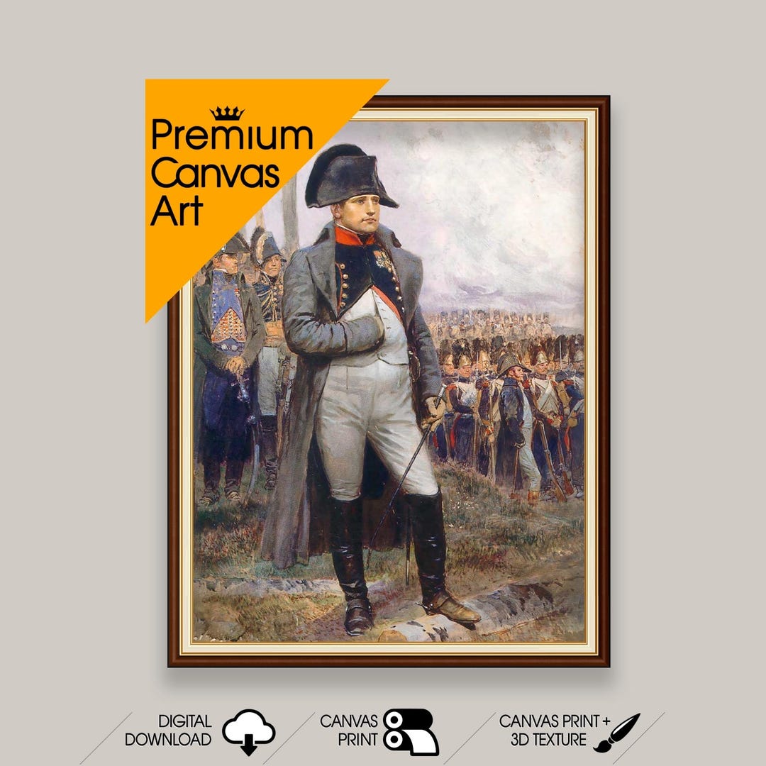 Napoleon Bonaparte Before the Battle in 1806 | Premium Quality Art ...