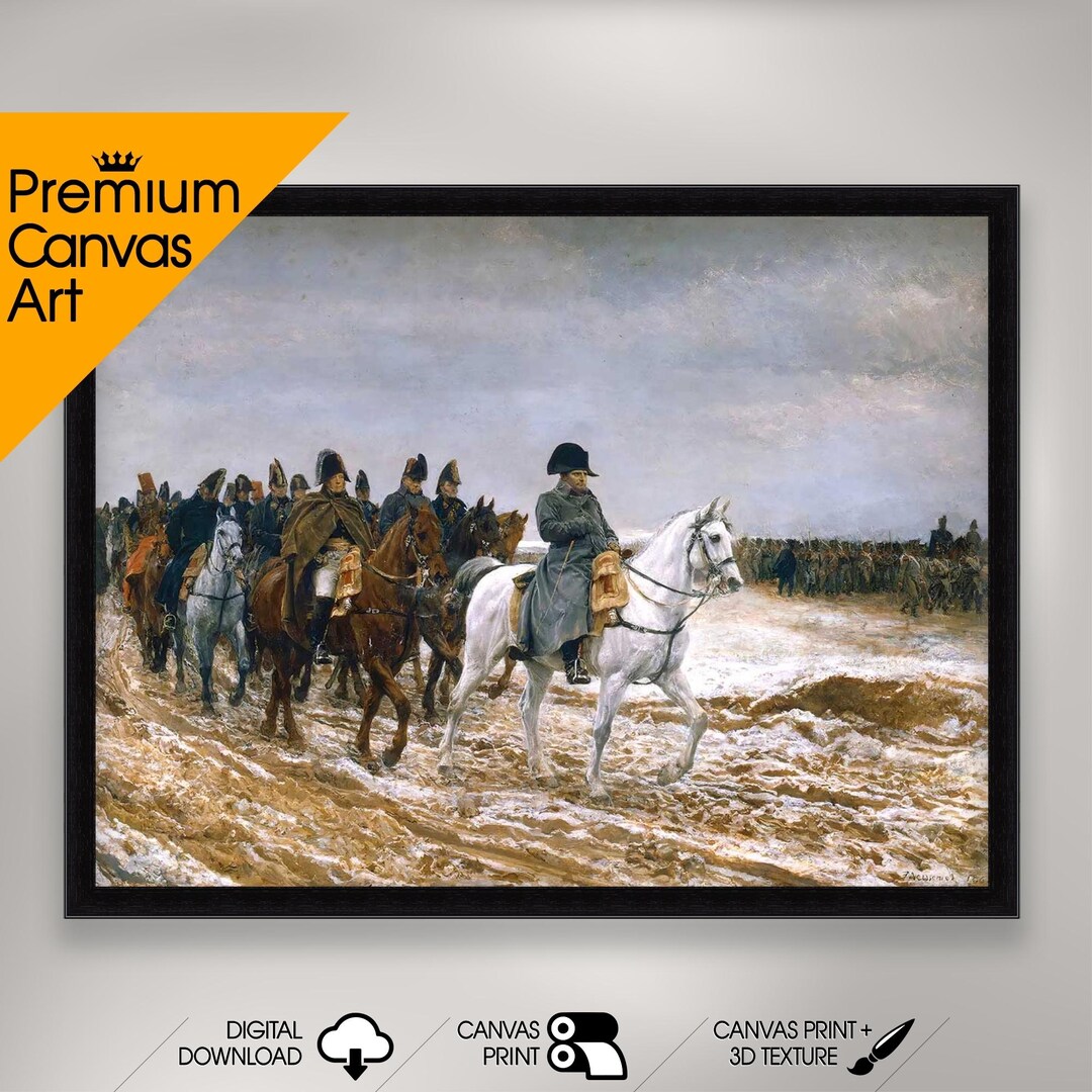 Jean Louis Ernest Meissonier Napoleon Bonaparte Campagne De France ...