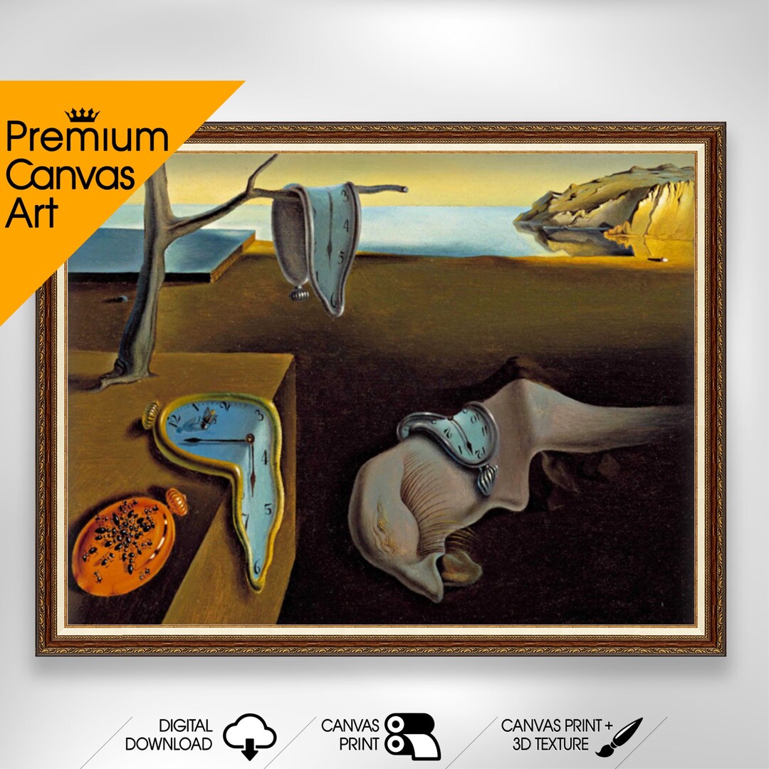 Salvador Dali - the Persistence of Memory | Premium Quality Art Print ...
