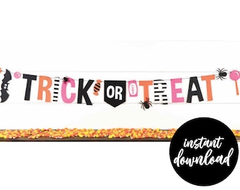 Halloween Printable Banner Something Wicked Banner Halloween - Etsy