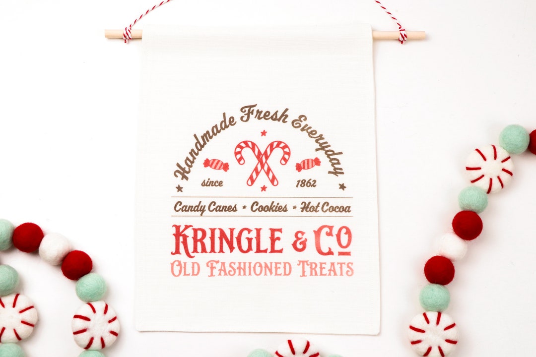 Rustic Kringle & Co Old Fashioned Treats Sign, Holiday Decor, Christmas ...