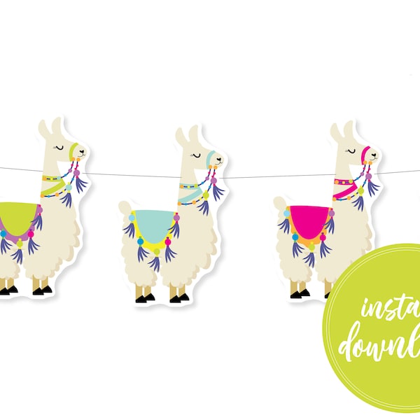 Llama Banner - Etsy