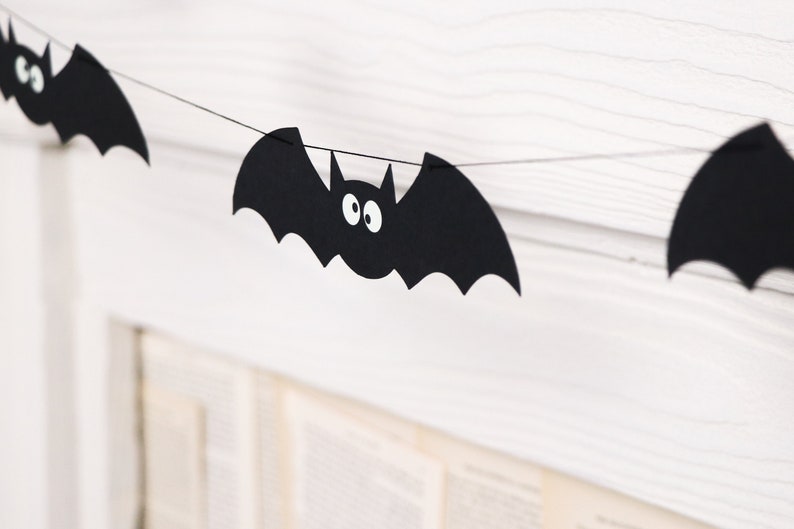 Halloween Bat Banner Silly Bats Banner Halloween Decor - Etsy