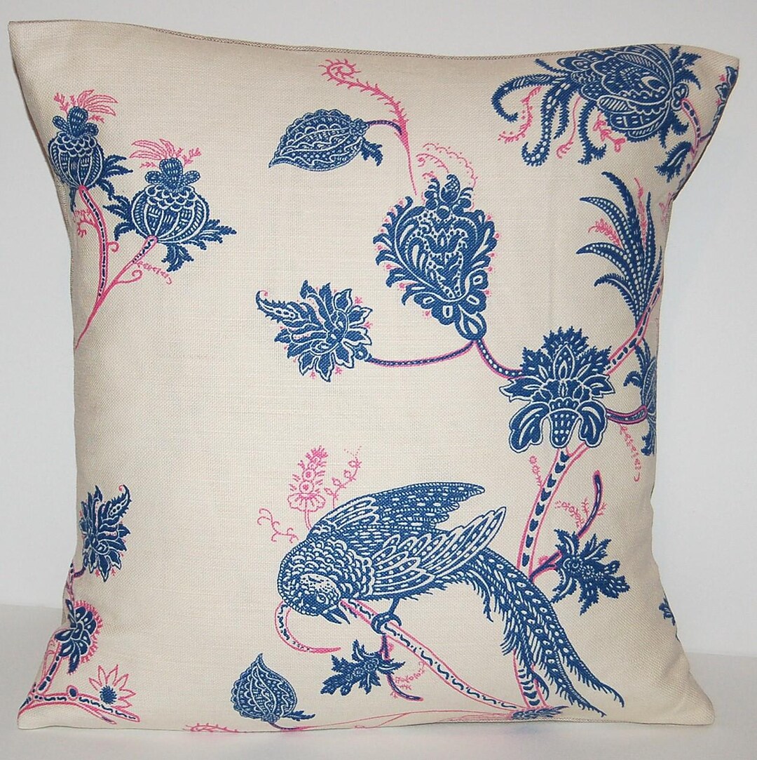 Barnaby Gates Vintage Bird Trail Cushion Cover - Etsy