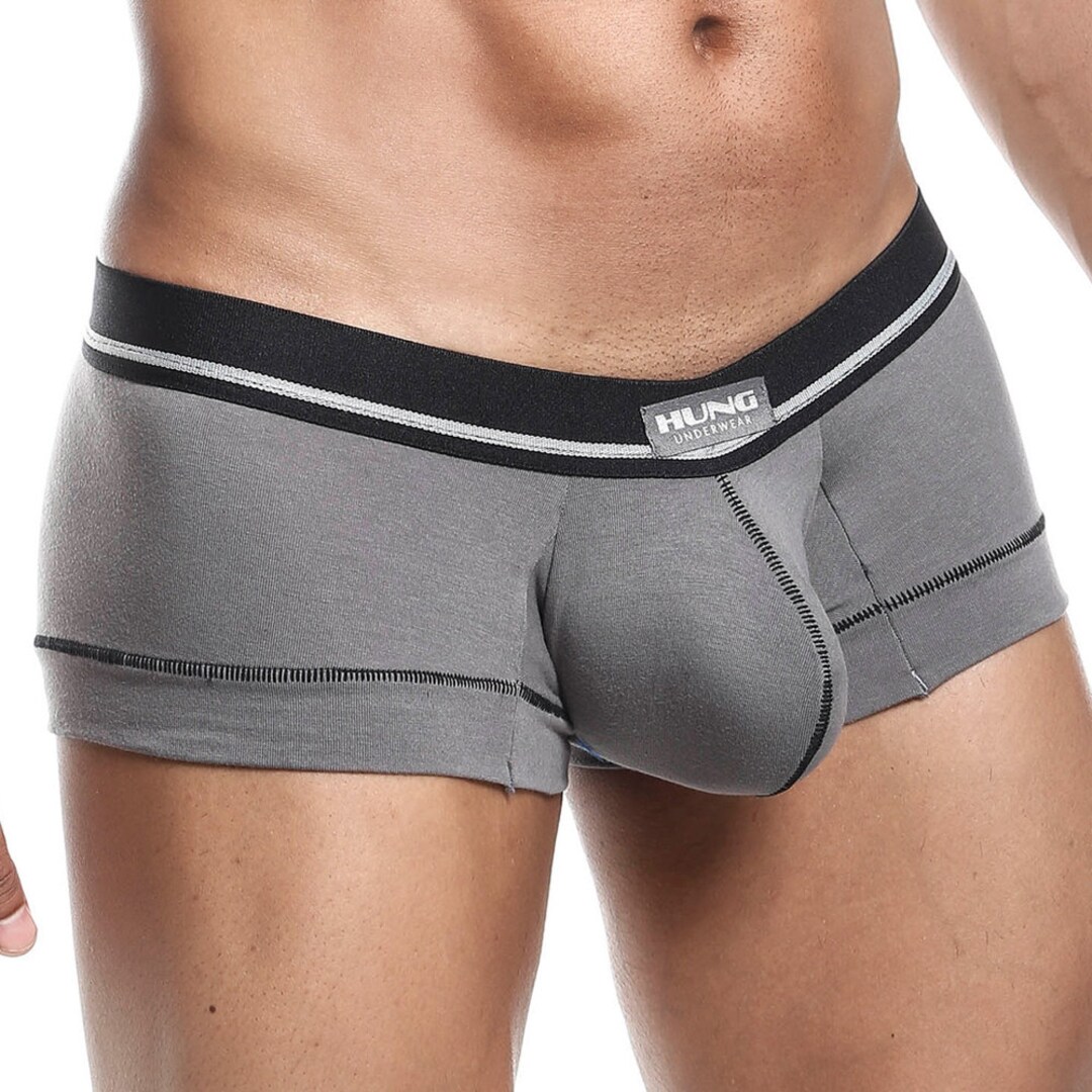 Mens Classic Line Trunk Soft Micro Pouch Low Rise Waist Boxer Shorts Underwear - Etsy