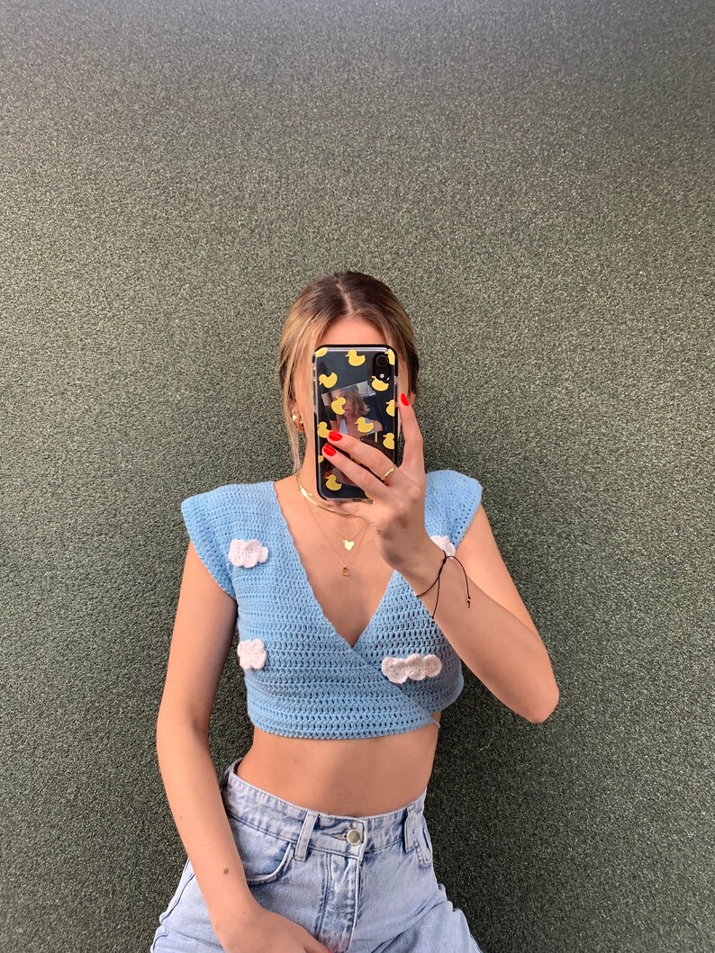 Cloud&smile Top/crop Tops/handmade/gift for Her - Etsy