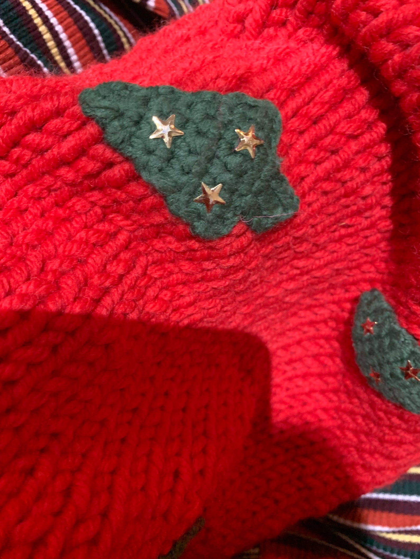 Women's Original Christmas Sweater/handmade Cardigan/red Christmas ...