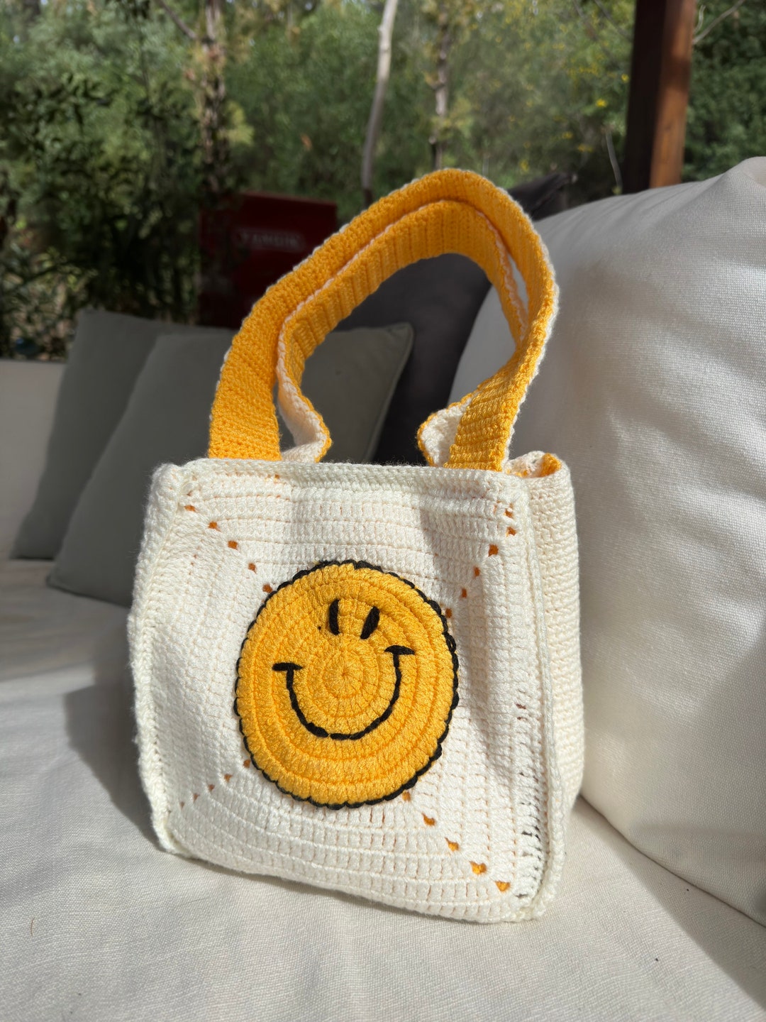 Glowbysely/ Yellow Smile Hobo Bag / Handmade Bag / Gift for Her - Etsy