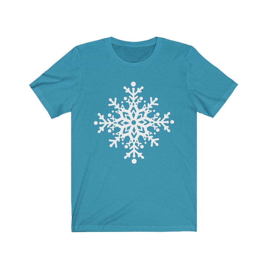 Snowflake Shirt, Wintertime Shirt, Let It Snow Shirt, Snowflake Tshirt ...