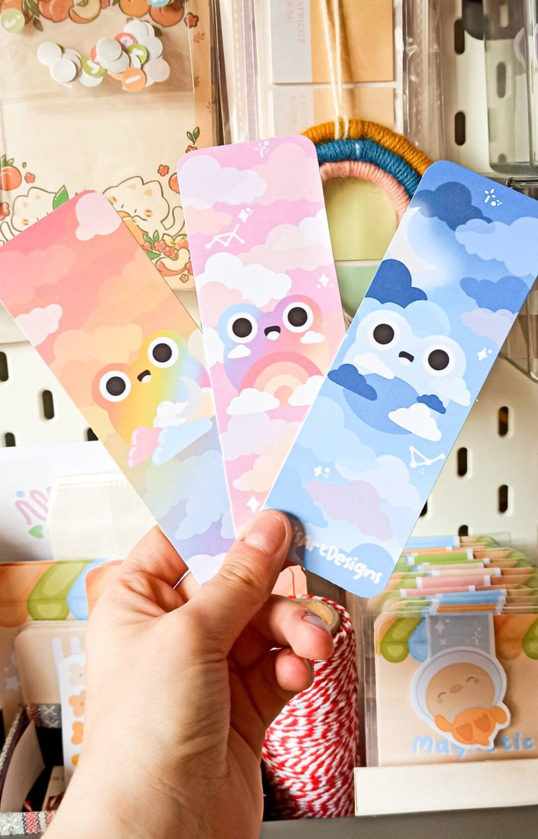 Cute Bookmarks | Colorfull Stationary | Froggys Book - Etsy