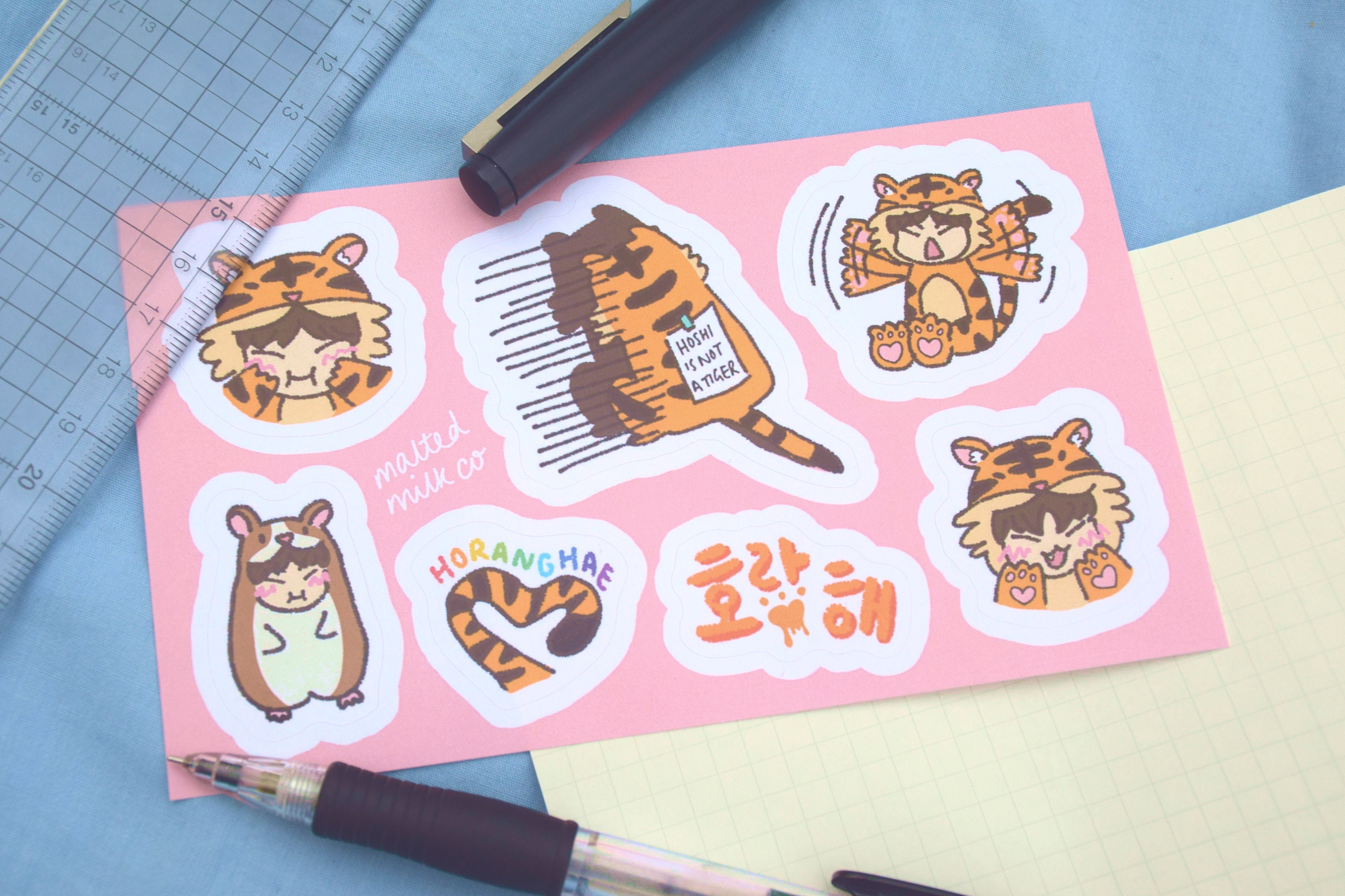 Seventeen Hoshi Sticker Sheet - Etsy UK