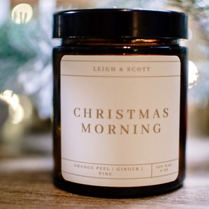 Christmas Morning Candle, Cozy Candle, Holiday Candle Gift, Holiday ...