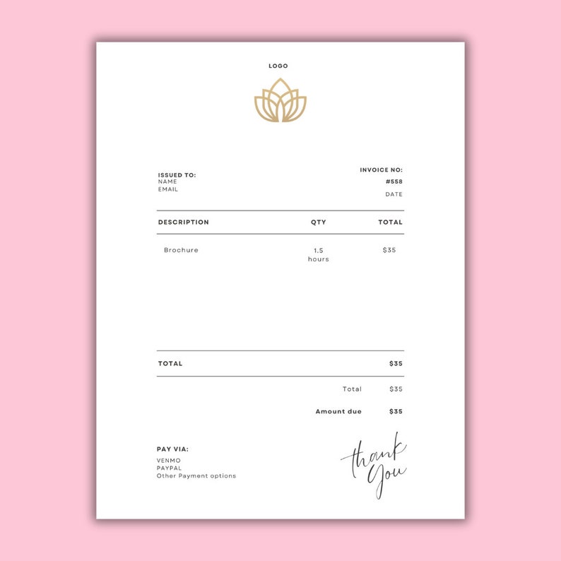 Simple Invoice Template Download | Business Invoice | Bookkeeping ...