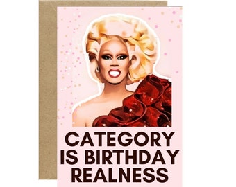 Happy Birthday Card Drag Race - Etsy