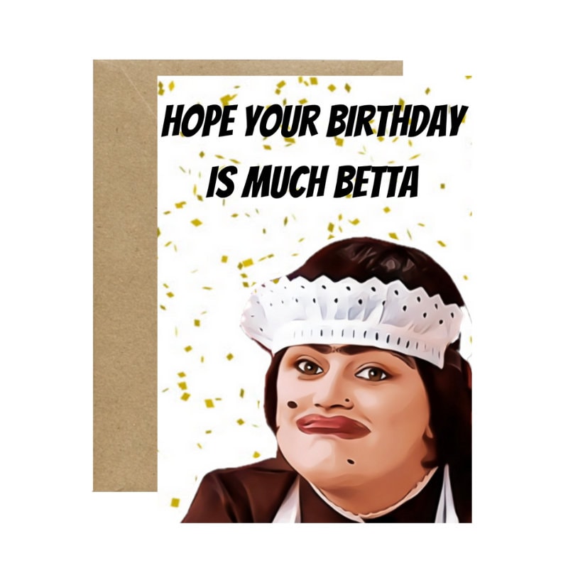 Rupauls Drag Race UK Baga Chips 'much Betta', Birthday Card,drag Queen ...