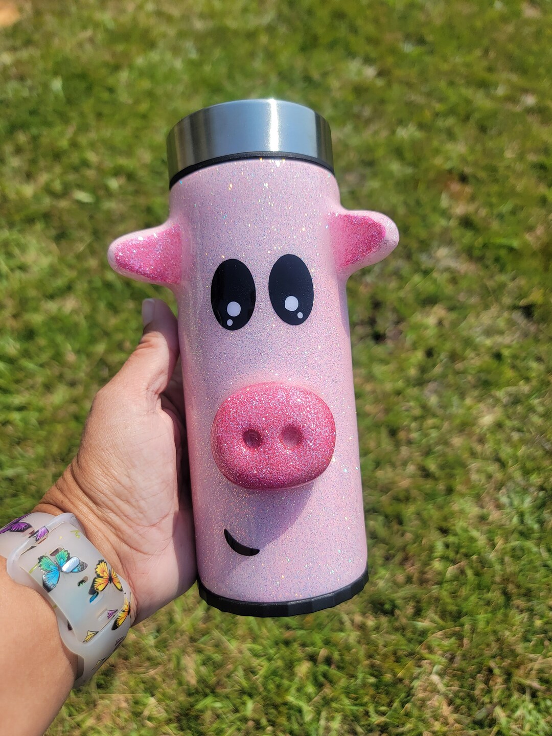 Adorable Pig Tumbler. Piggy. Cup. Koozie. - Etsy